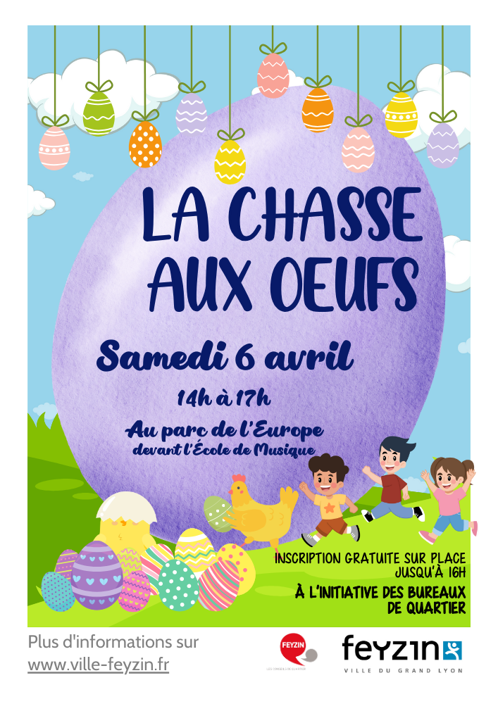 Chasse aux oeufs : rendez-vous le 6 avril